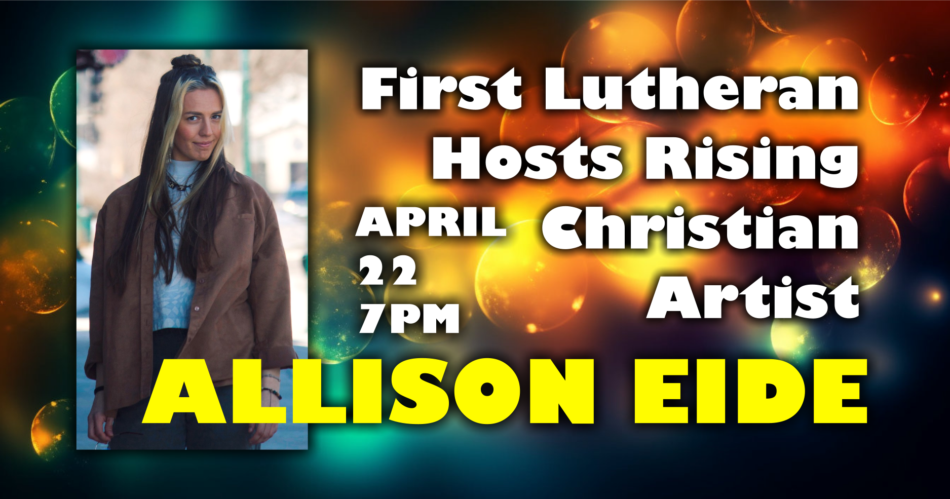 Allison Eide, Rising Christian Artist, to Play First Lutheran Church - Blair, Nebraska News