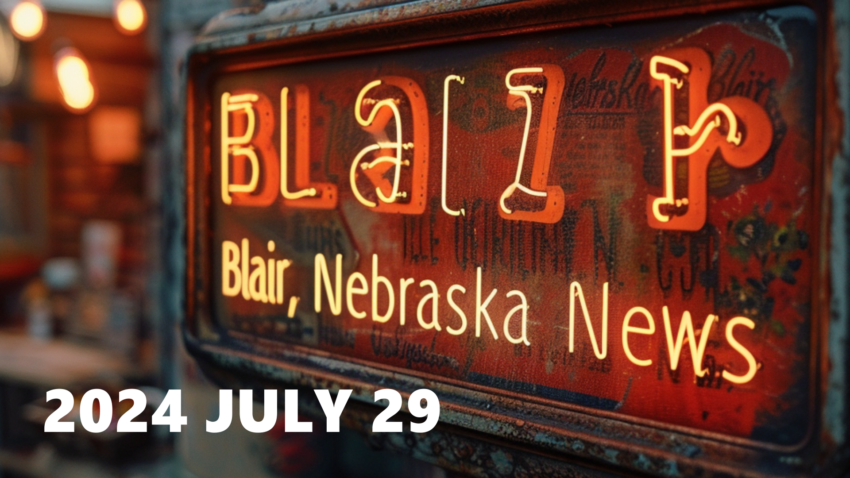Blair, Nebraska Area News Review – July 30, 2024 – Blair, Nebraska News