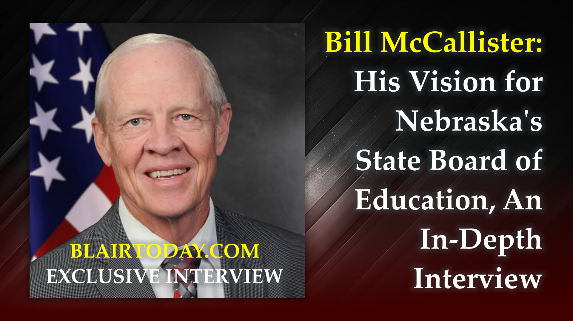 Bill McAllister Shares His Vision for Nebraska's State Board of ...