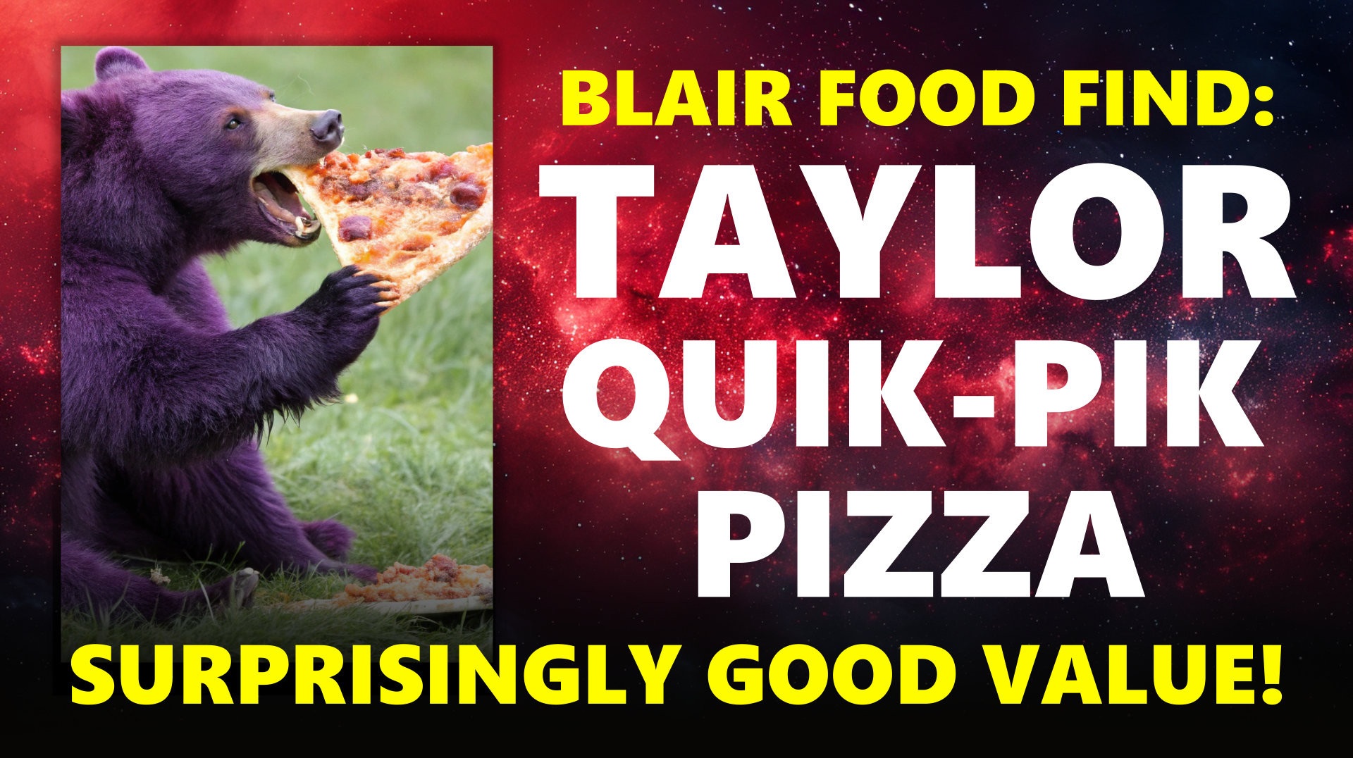 Blair Food Find: Taylor Quik-Pik Pizza - Blair, Nebraska News